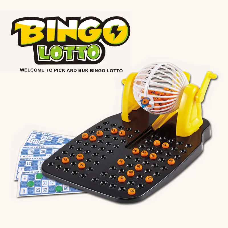 Children's Play 72 Card Bingo Game Machine Color Lotto For Kids 3 ...