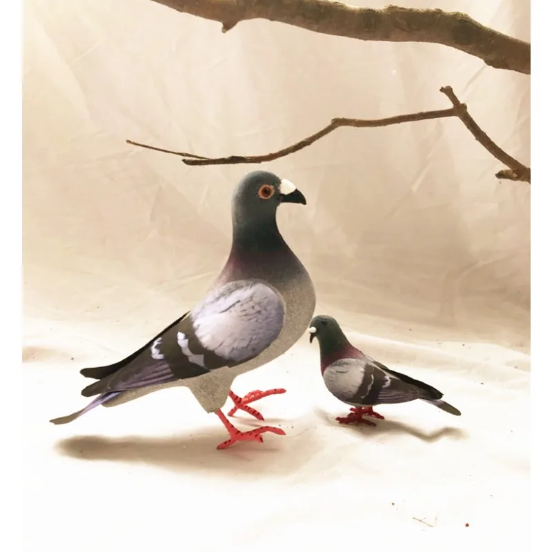Simulation-Foam-Pigeon-Model-Fake-Artificial-Imitation-Bird-Animal-Home ...