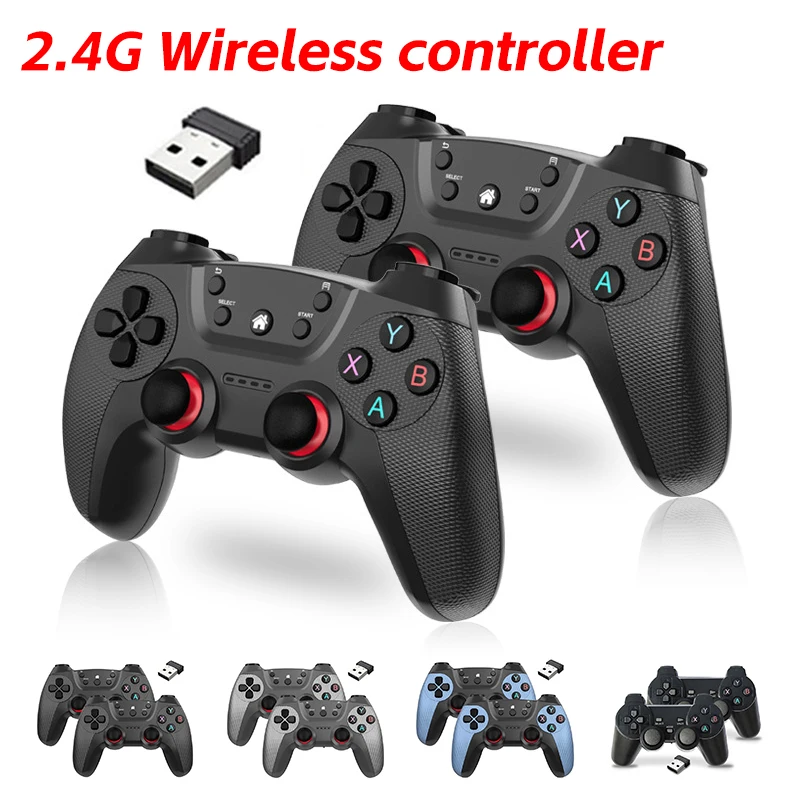 2-4G-Game-Controller-Gamepad-Wireless-Joystick-Joypad-With-receiver-For ...