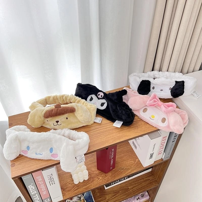 Kawaii-Snood-Kuromi-Cinnamoroll-Blindfold-Pochacco-My-Melody-Plush ...