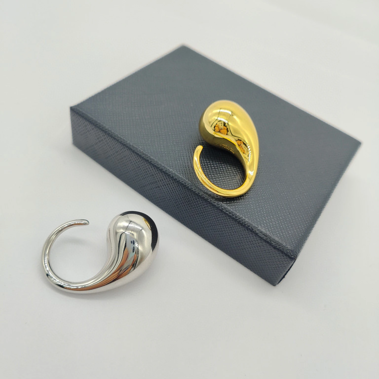 2023-New-Design-3D-Green-Water-Drop-Rings-Fashion-Jewelry-Charm-Freshness-Design-Luxury-Hot ...