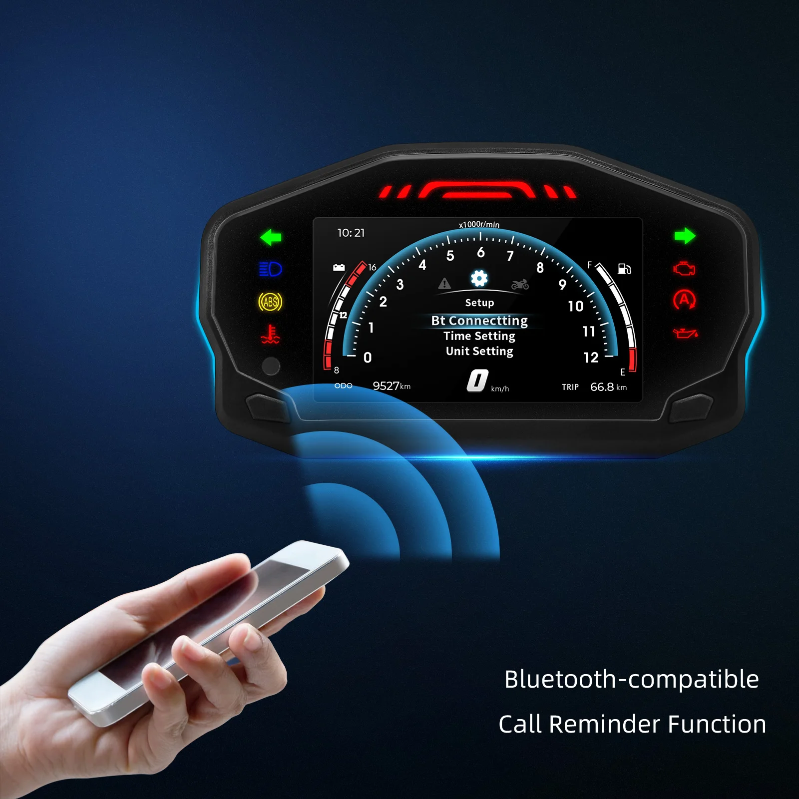 2024-Universal-12v-Moto-Dashboard-TFT-Screen-Motorcycle-Speedometer-LCD ...