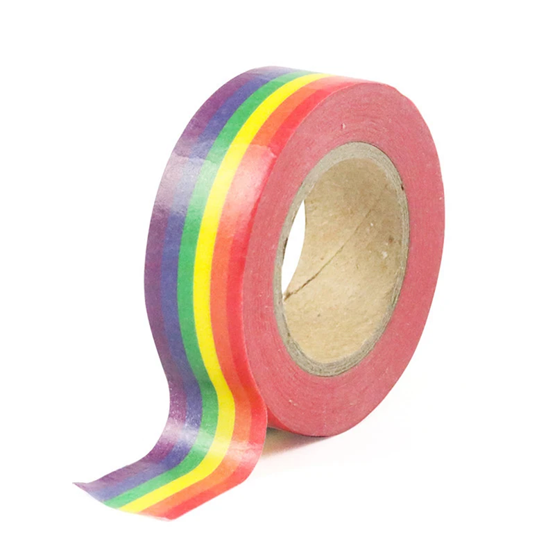 10m-Roll-Rainbow-Color-Sticky-Tape-Photo-Album-Scrapbooking-Decor ...
