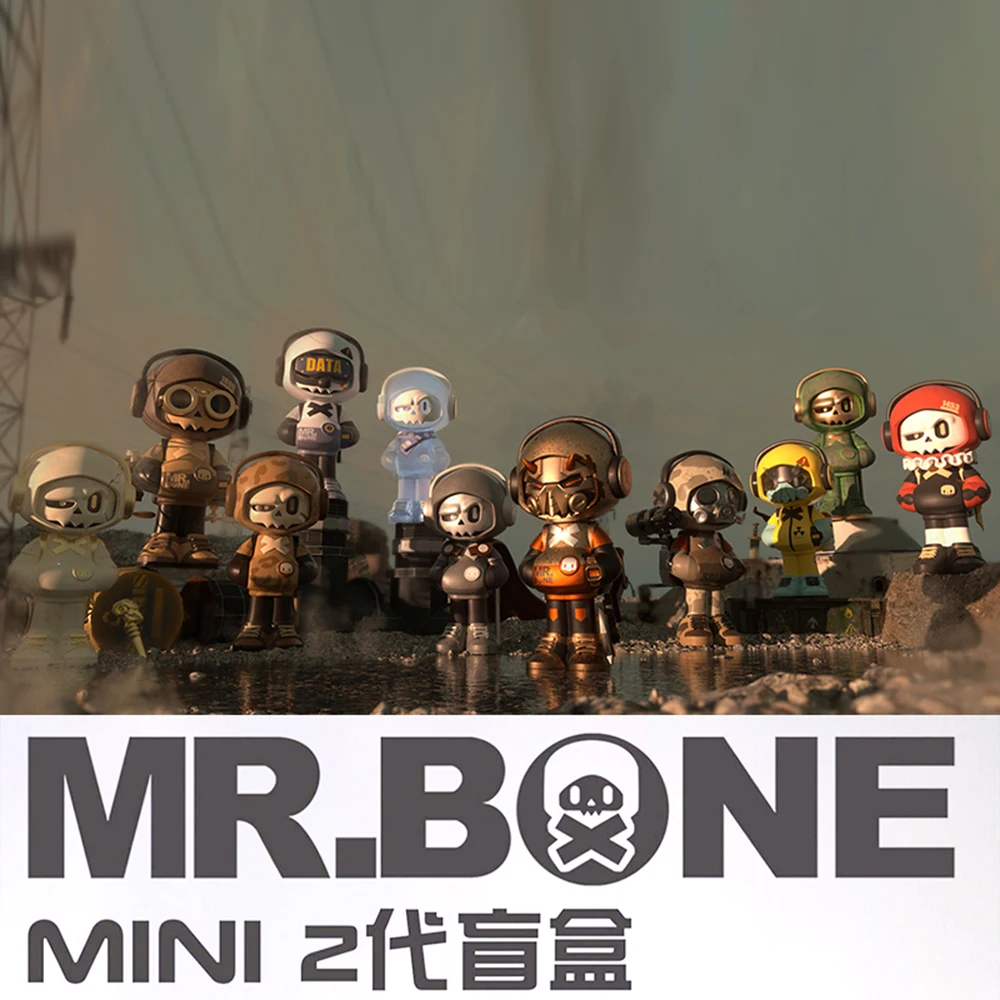 Herr-Bone-Mini-2-Generation-Zeiten-Reises-erie-Blind-Box-Mini-Skelett ...