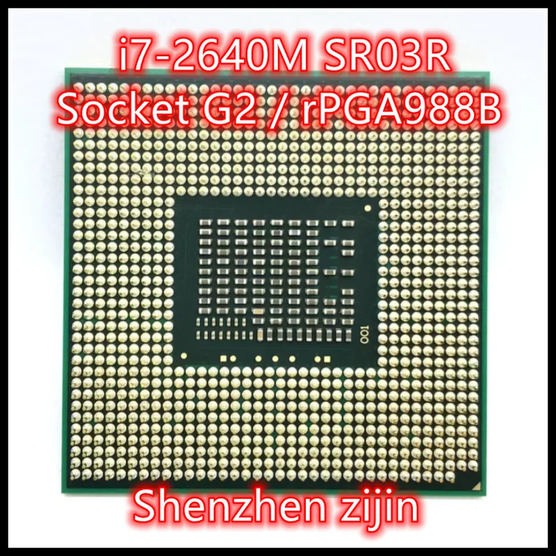 I7-2640m I7 2640m Sr03r 2.8 Ghz Duplo-núcleo Quad-thread Processador 4m ...