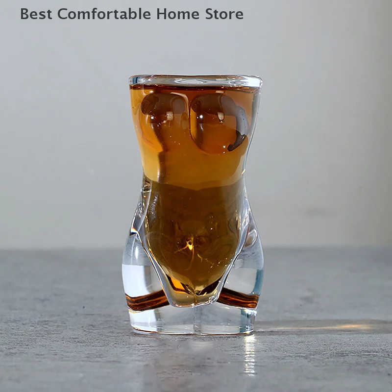 Novel Transparent Beer Glass Shaped As Human Body, Whimsical Wine Glass ...