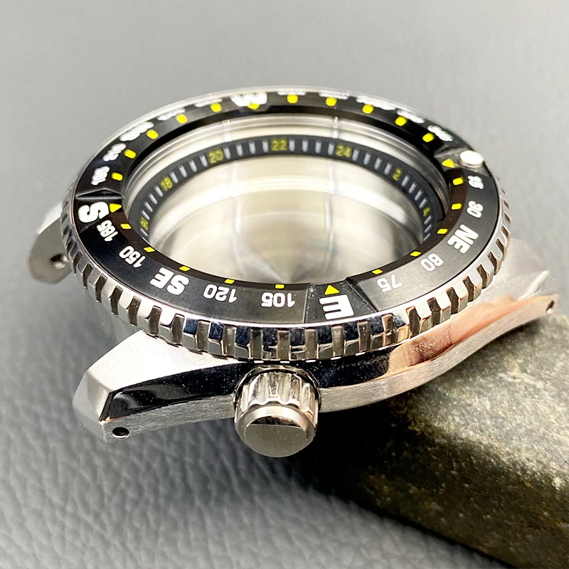 NH35-Case-Seiko-PROSPEX-SNR025-Case-Stainless-Steel-Sapphire-Glass-Fits ...