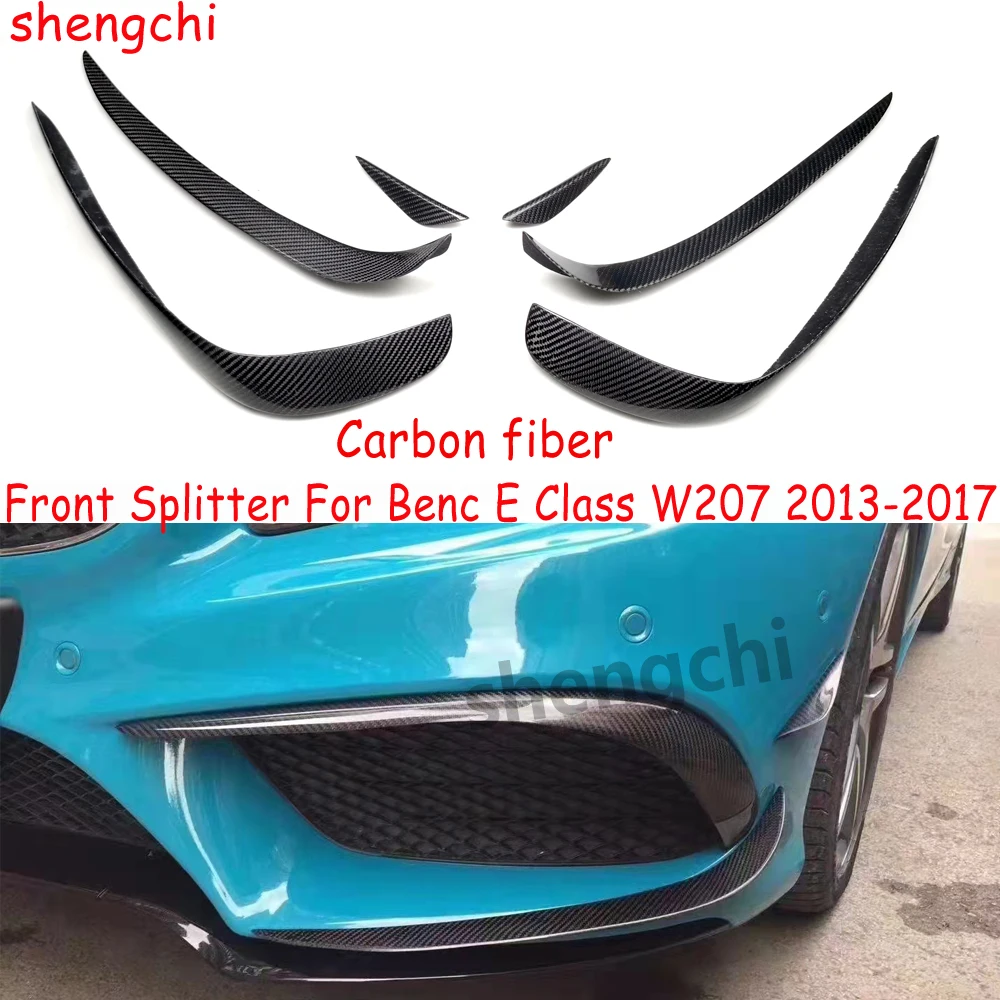C207-Carbon-Fiber-Front-Splitter-Air-Canards-Flap-Lip-for-Mercedes-Benz ...