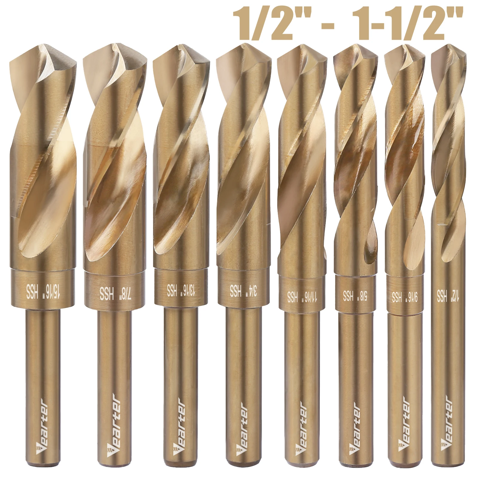 1-1-2-HSS-M2-Quick-Change-Jobber-Cobalt-Coated-Twist-Drill-Bit-with ...