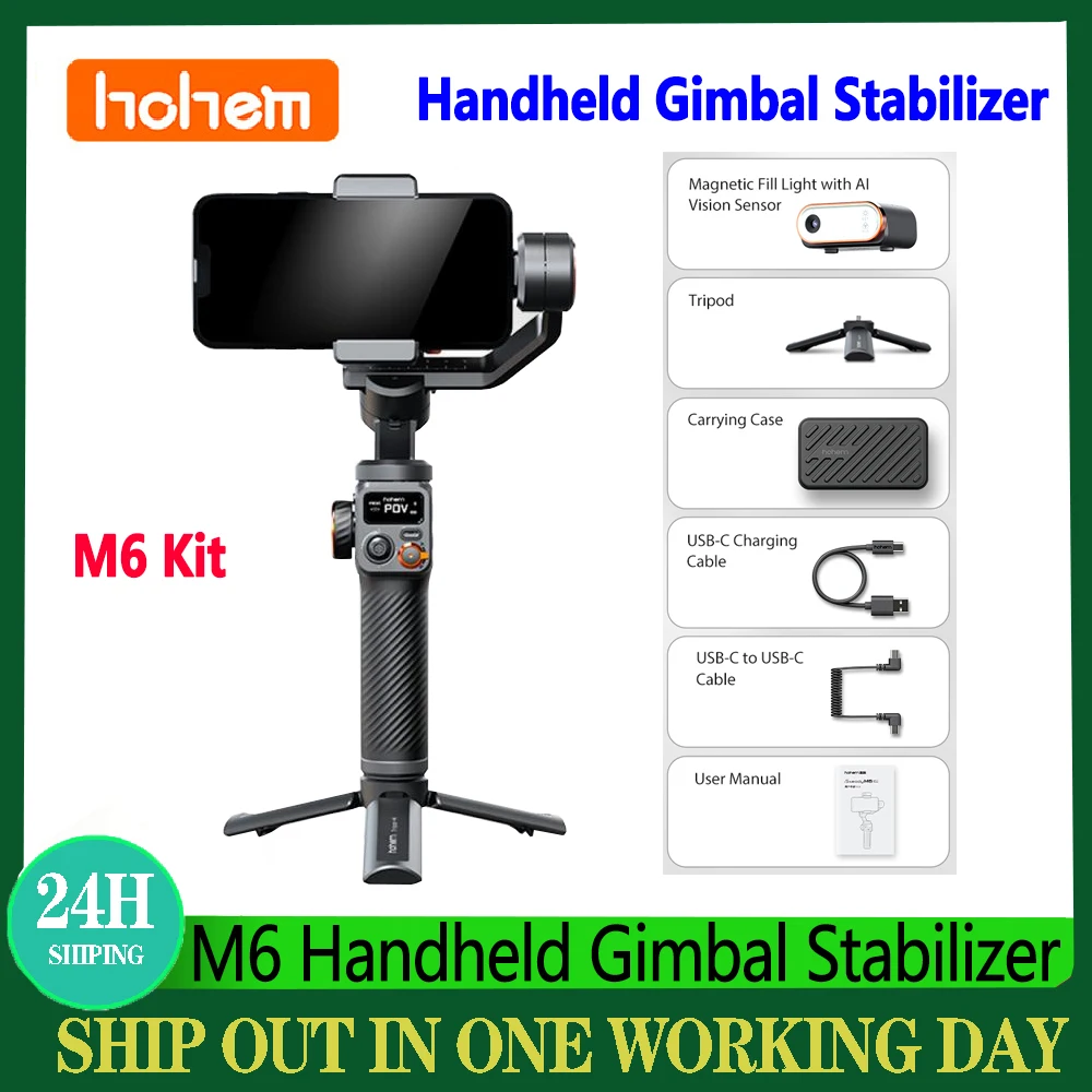 Hohem-iSteady-M6-Kit-Handheld-Gimbal-Stabilizer-Selfie-Tripod-3-Axis ...