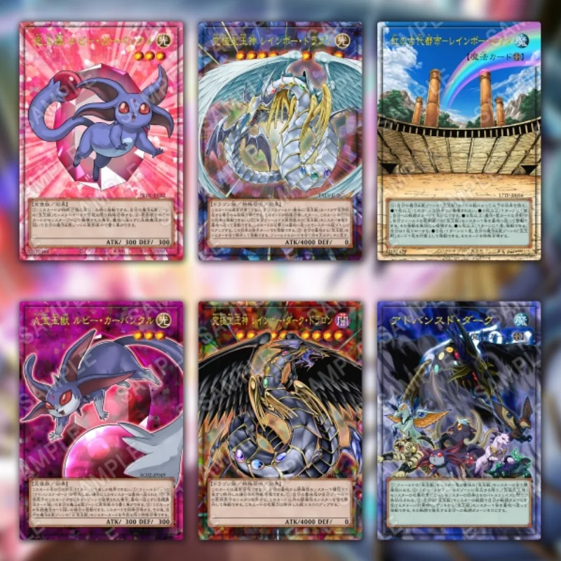 9Pcs-Set-Yu-Gi-Oh-Cards-Crystal-Beast-Anime-Game-Characters-Ruby ...