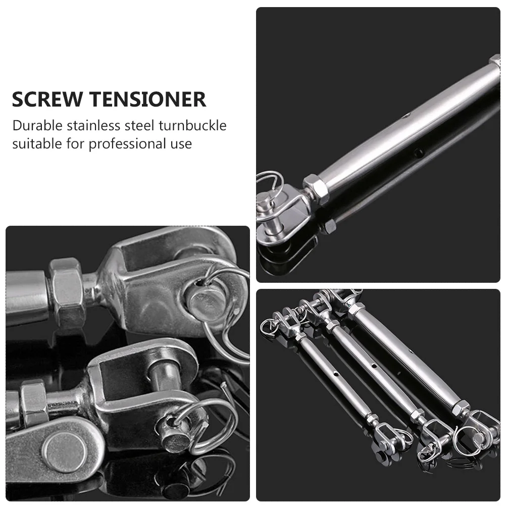 2 Db Csavar Tartós Turnbuckle Turnbuckles Kötéllánc Feszítője A 304 ...