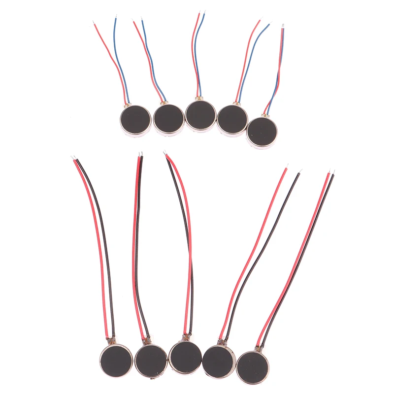 5Pcs-1034-Micro-DC-Vibration-Motor-Flat-Vibrating-Moteur-Button-Motors ...