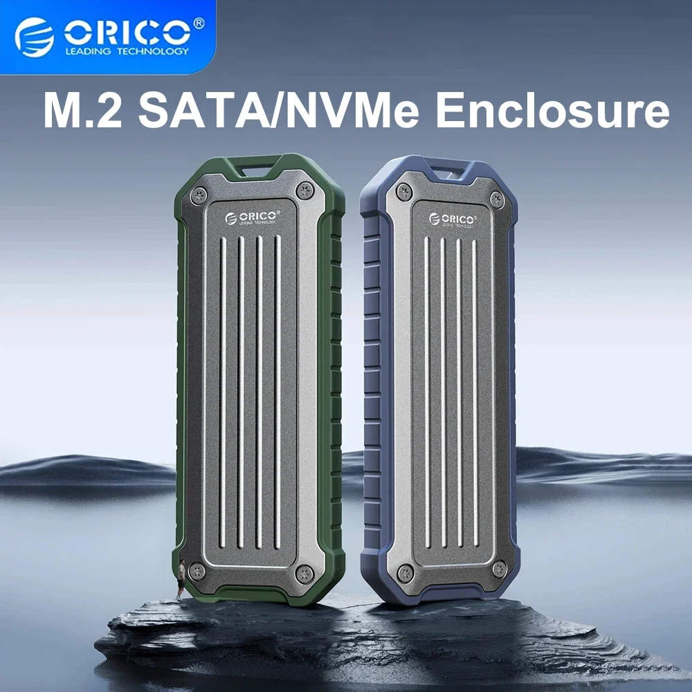 ORICO-M-2-NVMe-SATA-SSD-Case-Zinc-Alloy-Waterproof-Shockproof-Enclosure ...