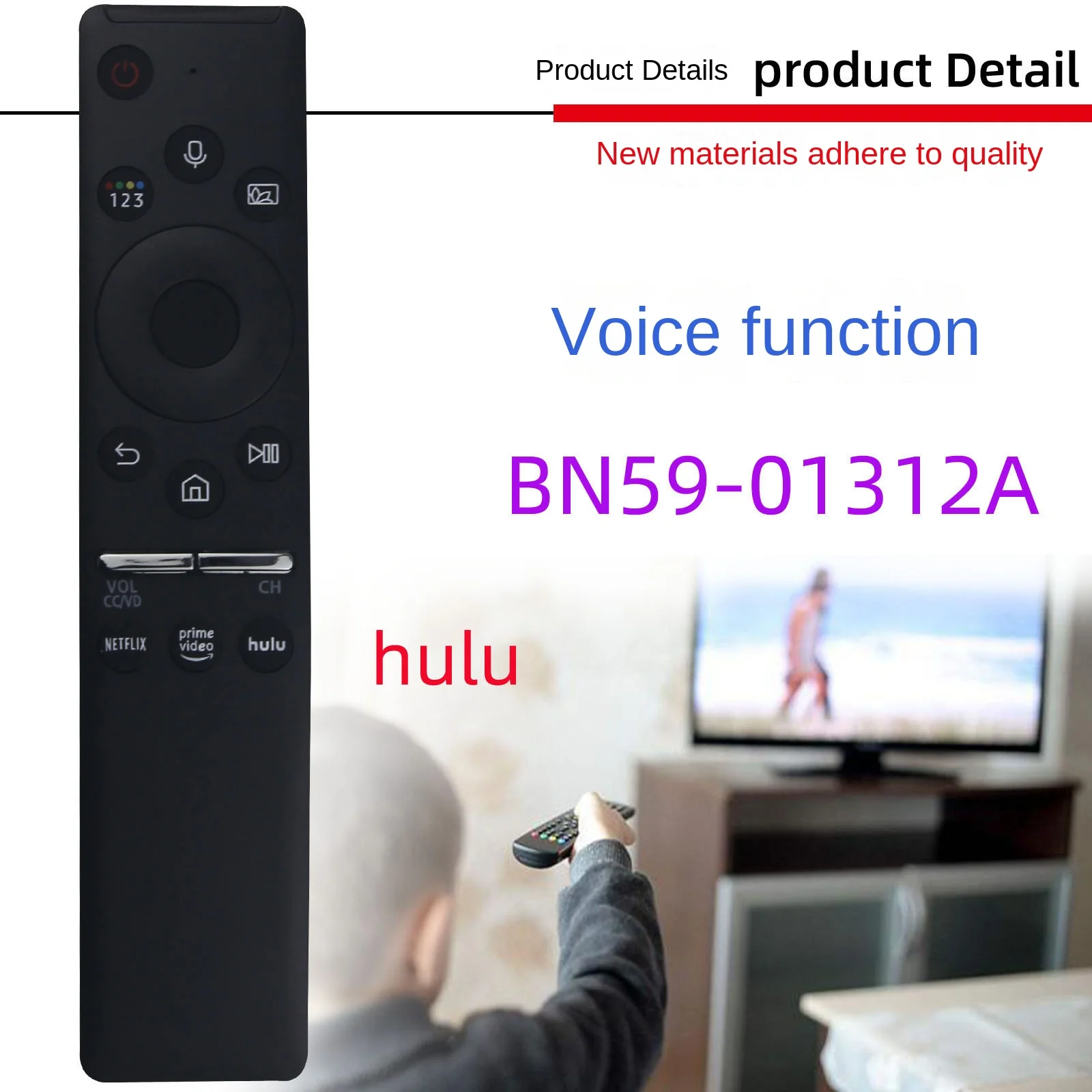 1PC-BN59-01330A-Smart-Remote-Control-Replacement-for-Samsung-TV ...