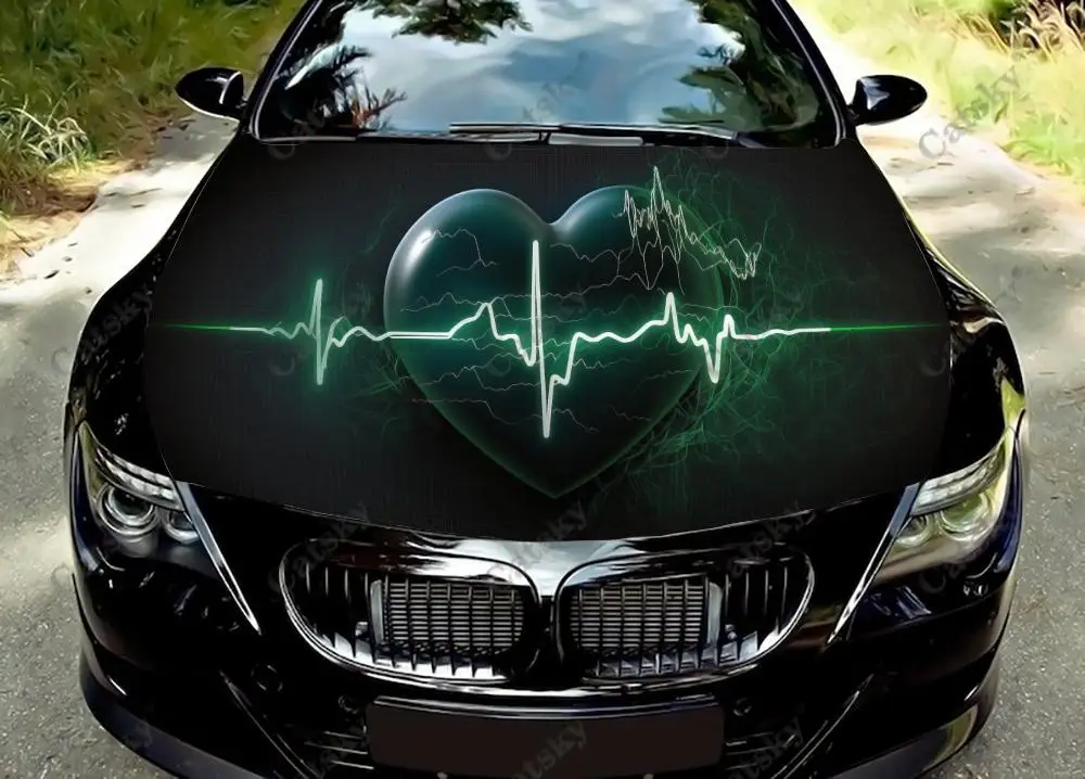 Heart-Beat-Pulse-Digital-Art-Car-Hood-Decal-Truck-Decals-Vinyl-Sticker ...