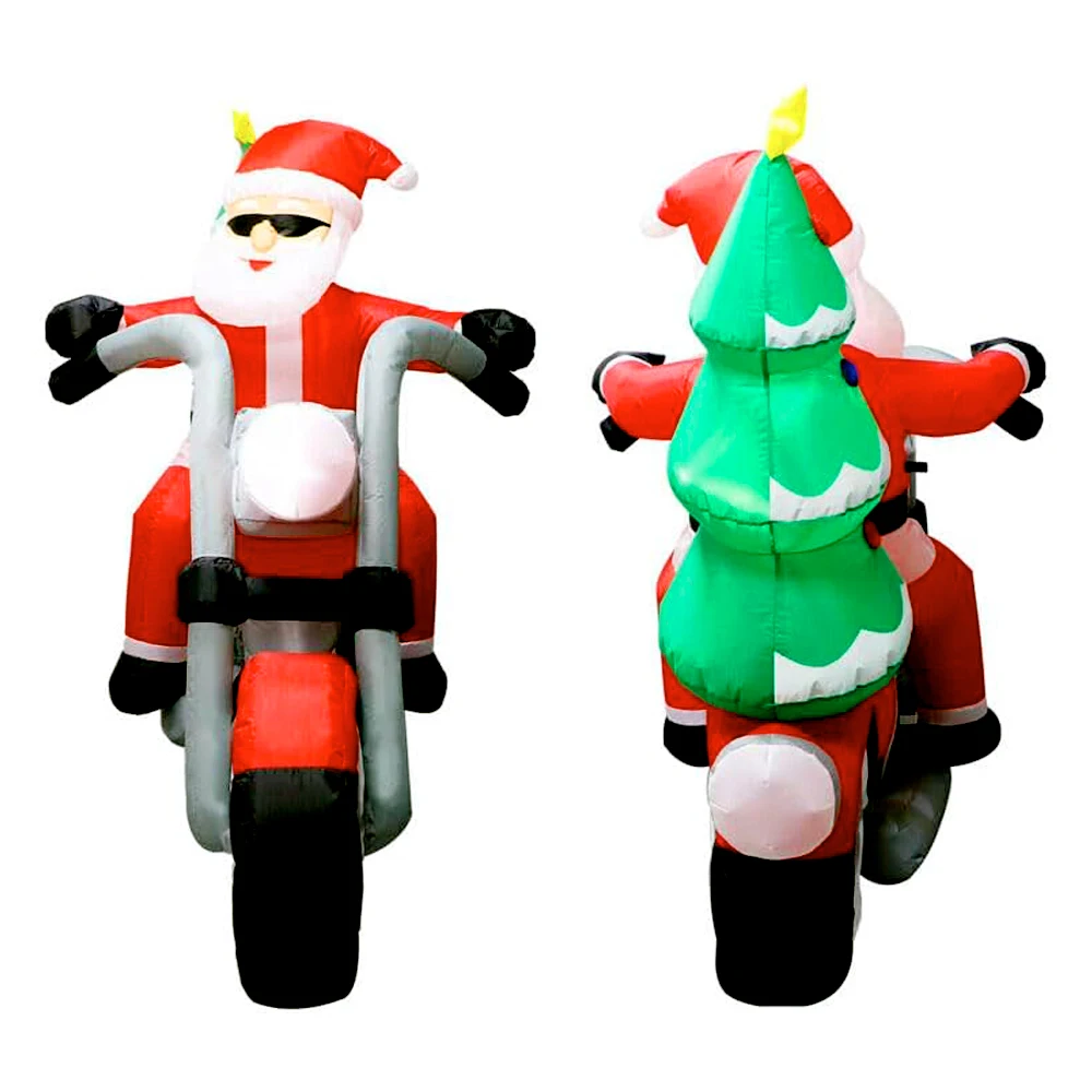 Santa On A Motorcycle