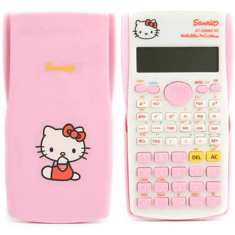 Calculadora electrónica de Hello Kitty para escritorio, hogar, oficina ...