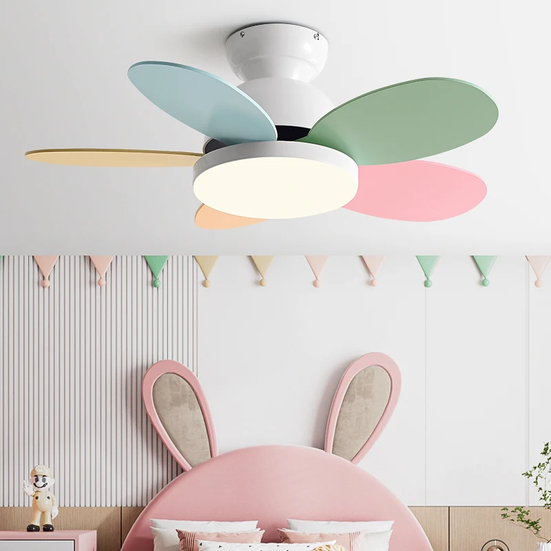 Children-Room-Ceiling-Fan-Light-Modern-Ceiling-Fan-With-Light-And ...