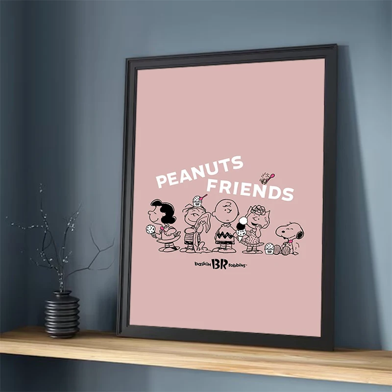 Cartoon Snoopy Room Decor Kawaii Poster - KawaiiMerch.com