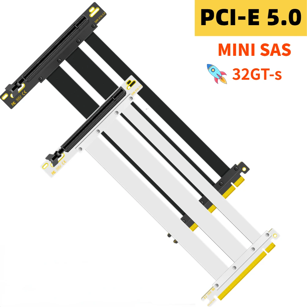 PCIe-5-0-Riser-Cable-GEN-5-x16-PCI-Express-Riser-Extender-Flexible-High ...
