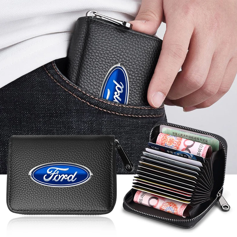 Car-Driver-s-License-ID-Card-Bank-Card-Wallet-For-Ford-Focus-2-3-Mondeo ...