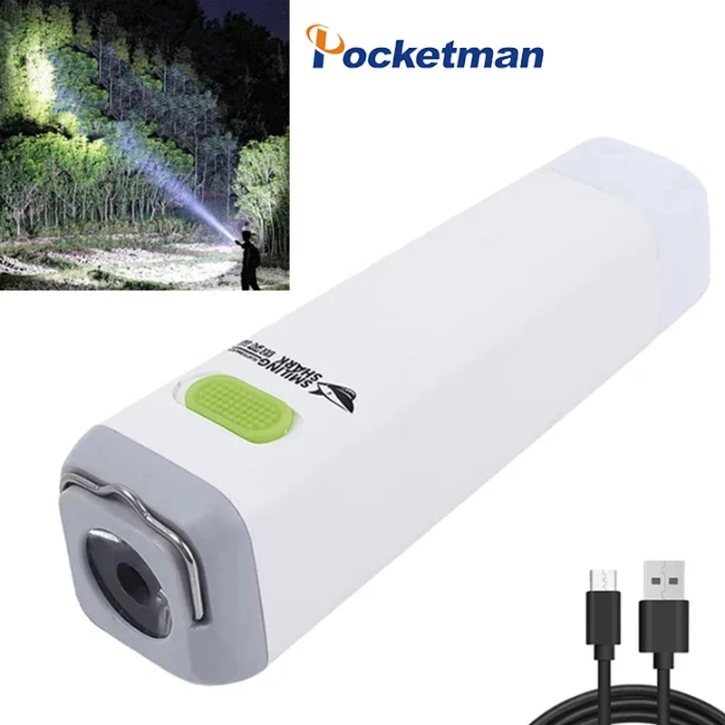 Mini-LED-Flashlight-USB-Rechargeable-Flashlights-Emergency-Light-Small ...