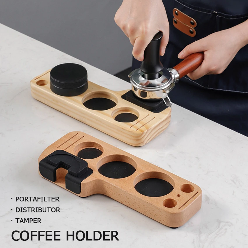 58mm-Kaffee-Sieb-tr-ger-Rack-Buche-Holz-Manipulation-halter-Espresso ...