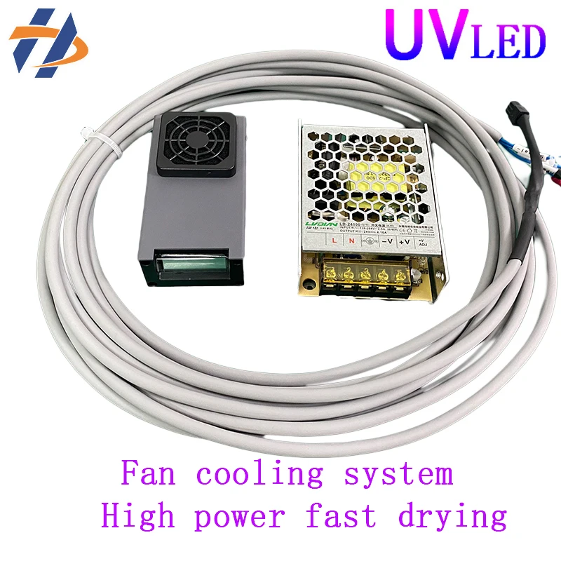 LED Curing Device For DX5 XP600 Uv Flatbed Printer Ink Curing UV LED ...