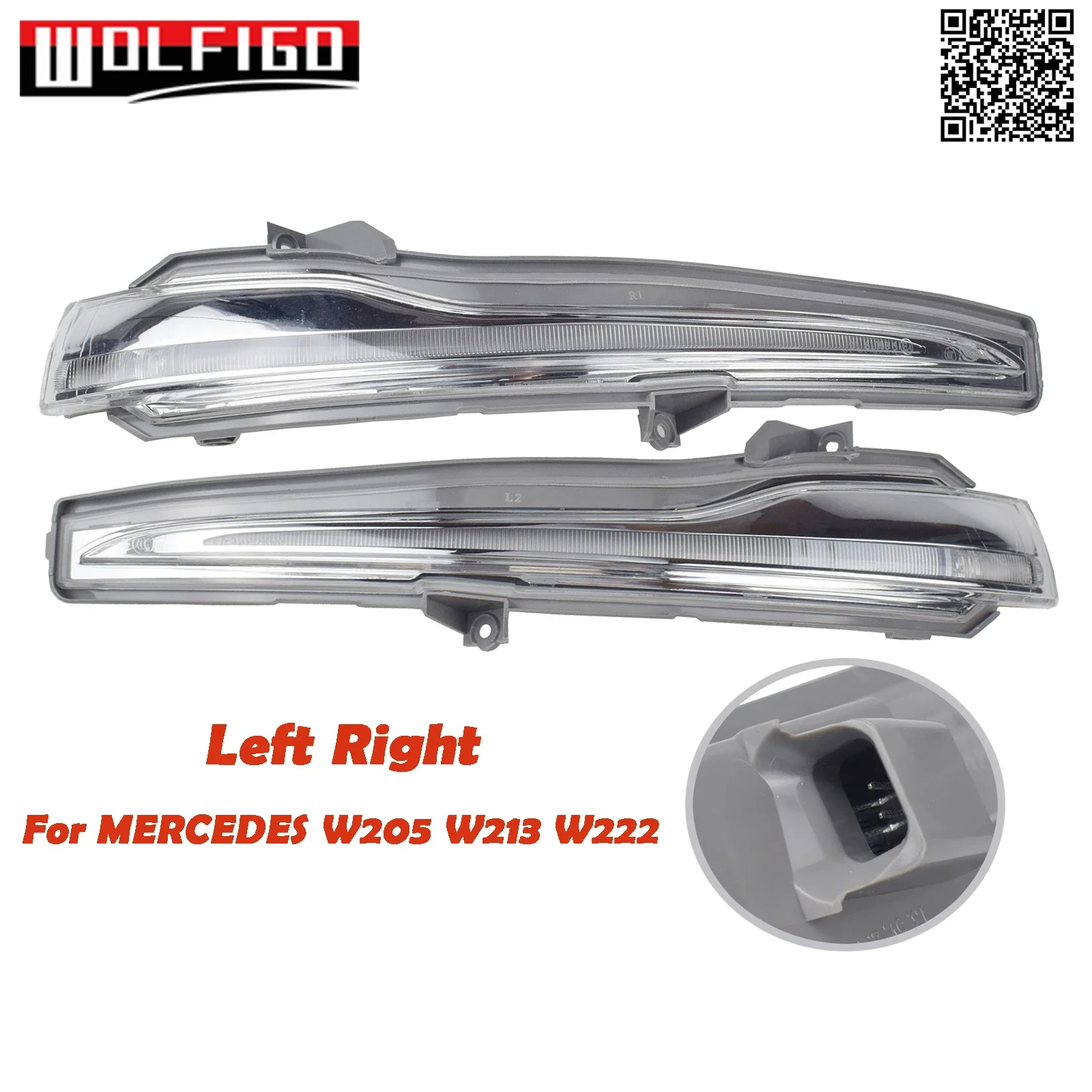 A0999067301-A0999067401-Left-or-Right-Mirrors-Turn-Signal-Lights-For ...