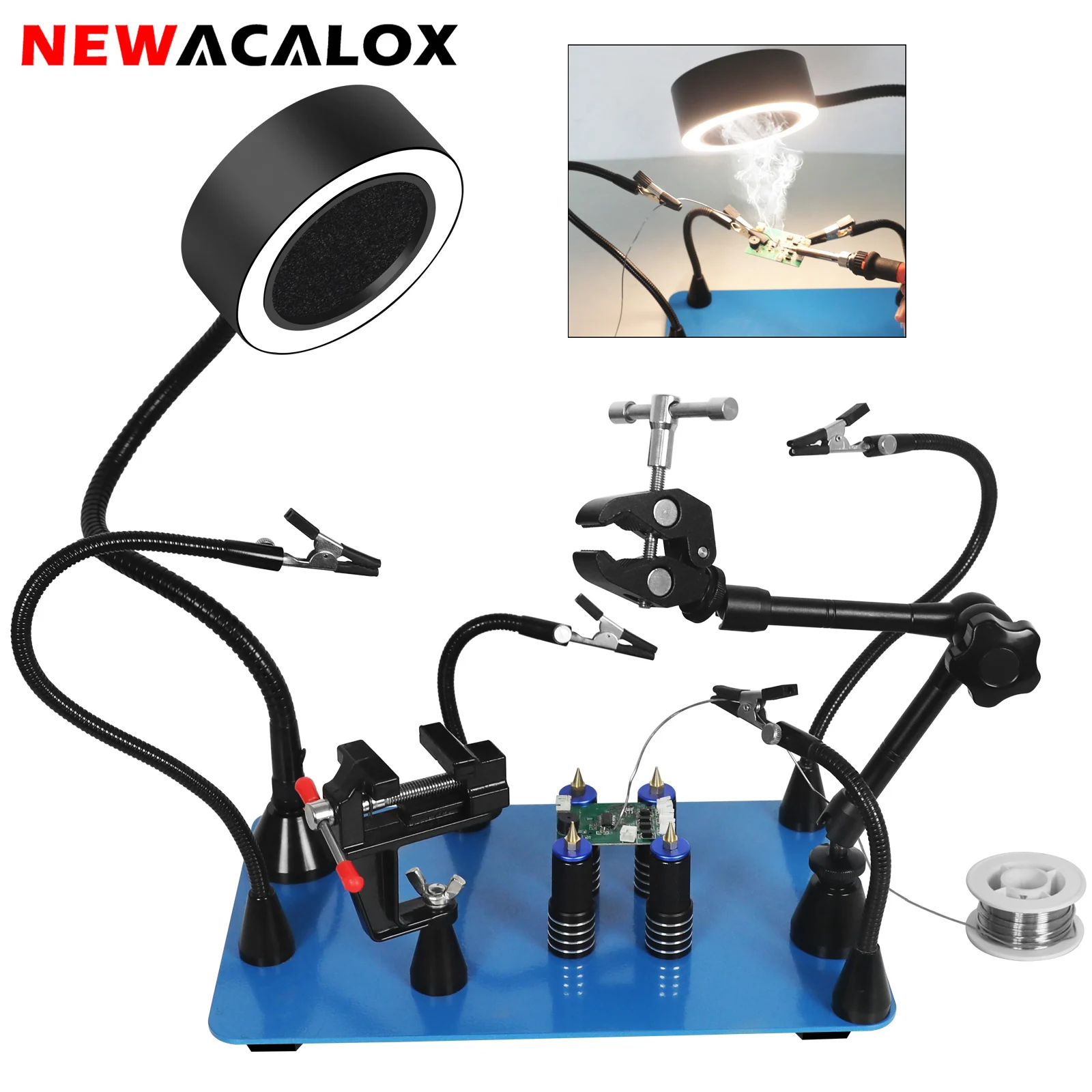 NEWACALOX-Soldering-Smoke-Exhaust-Fan-Rework-Welding-Repair-Workbench ...