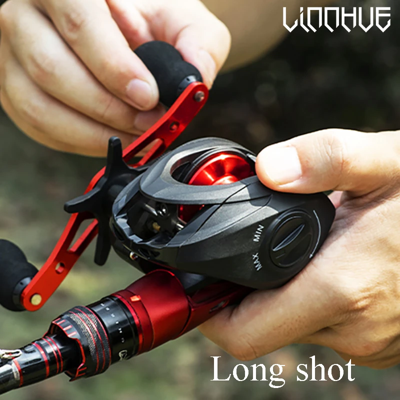 Linnhue Fishing Reel Ac2000 Baitcasting Long Shot Casting Max Drag 8kg Left Right Hand Pesca ...