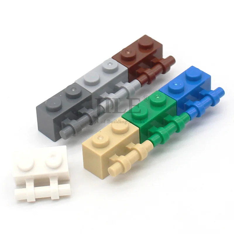 20pcs Moc Compatible Brick Modified 1 x 2 with Bar Handle on Side 30236 ...