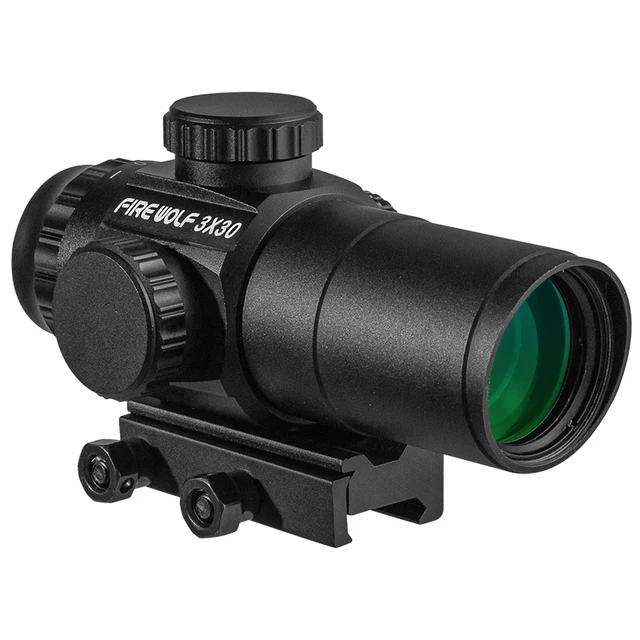FIRE WOLF 3X30 Scope Prism Sight Compact Hunting Prism Optics 1/2 MOA ...