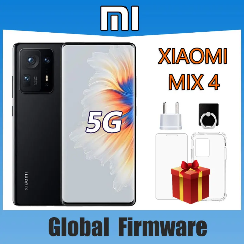 샤오미 MIX 4 핸드폰 MI mix4, 퀄컴 스냅드래곤 888 플러스 스마트폰, NFC, 8GB RAM, 256GB ROM, 120W 무선 50W| | - AliExpress