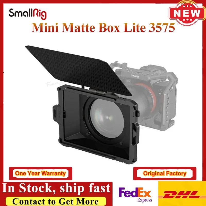SmallRig Mini Matte Box Lite 3575 Clamp On Matte box Includes 4 x 5.65 ...