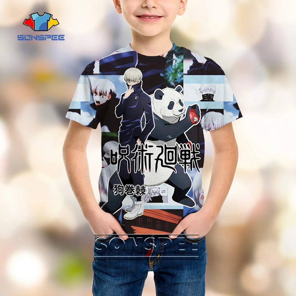 Japan Classic Anime Jujutsu Kaisen 3D Print Conjurer Inumaki Toge Kids ...