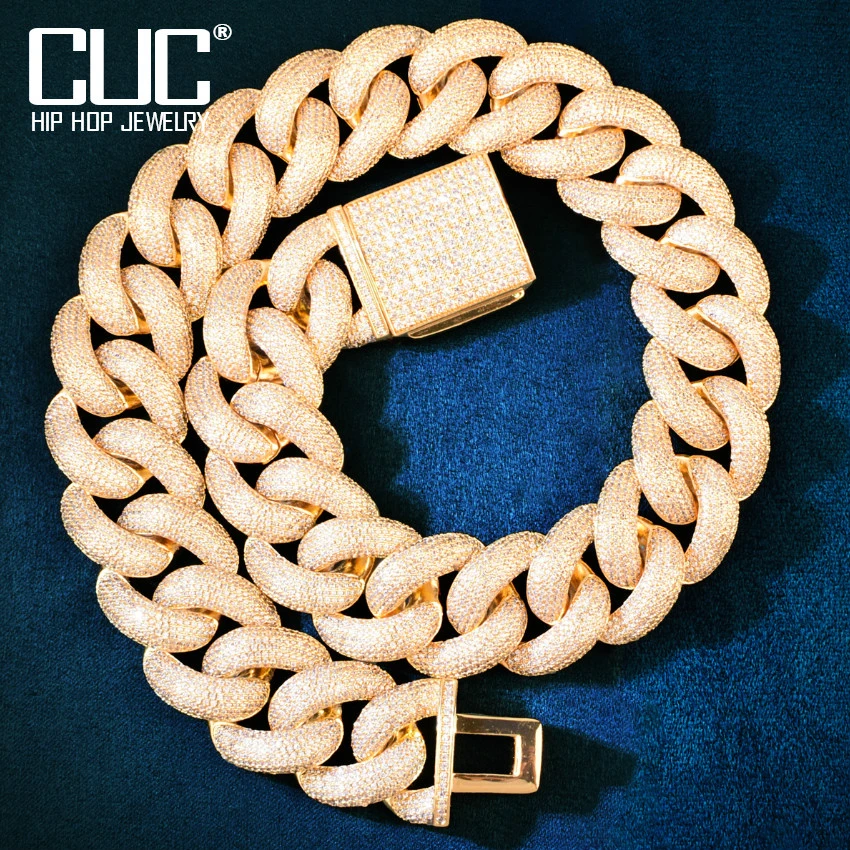 Miami Cuban Link Chain Thick | Cuban Thick Gold Chain | Copper Hiphop ...