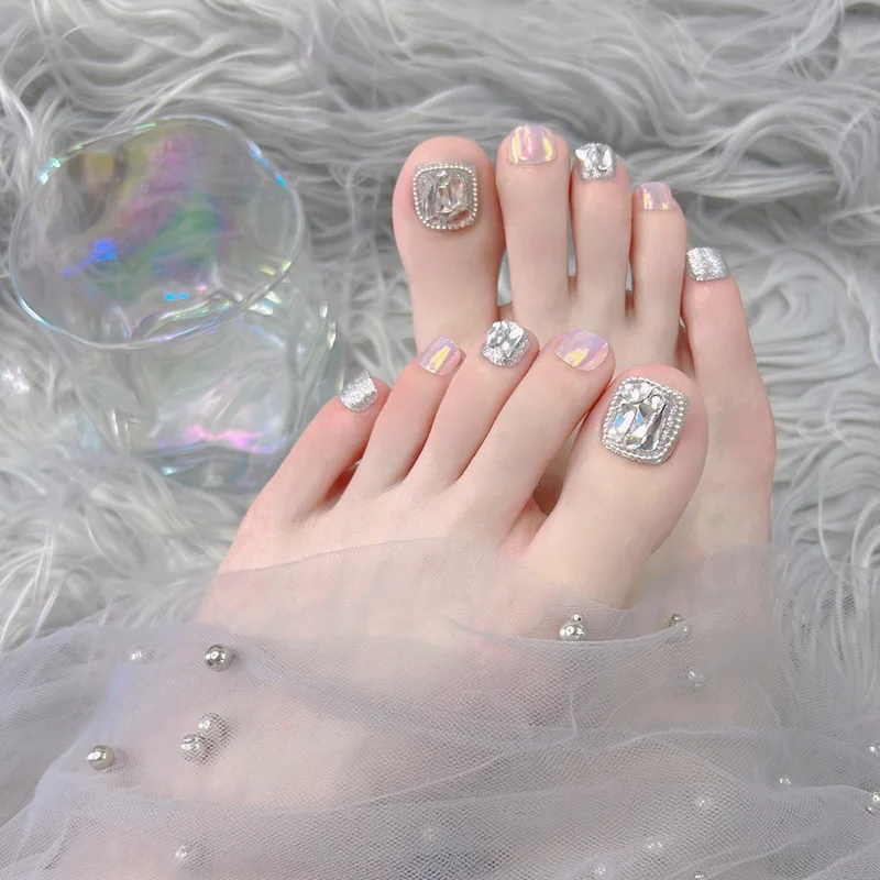 Toe Nail Designs With Gems