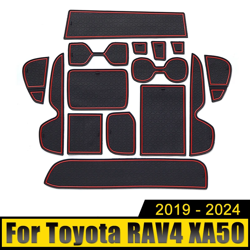 Anti-Slip-Mat-Gate-Slot-Cup-Rubber-Pads-Rug-For-Toyota-RAV4-2019-2021 ...