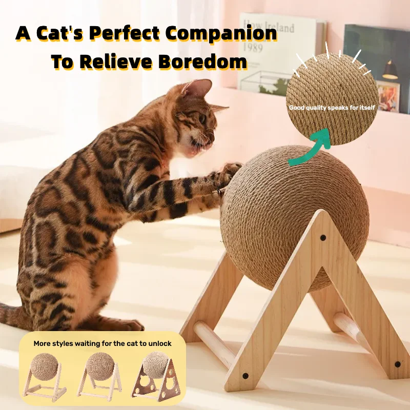 Cat-Scratching-Ball-Toy-Kitten-Sisal-Rope-Ball-Gatos-Rascadores-De-Gato ...