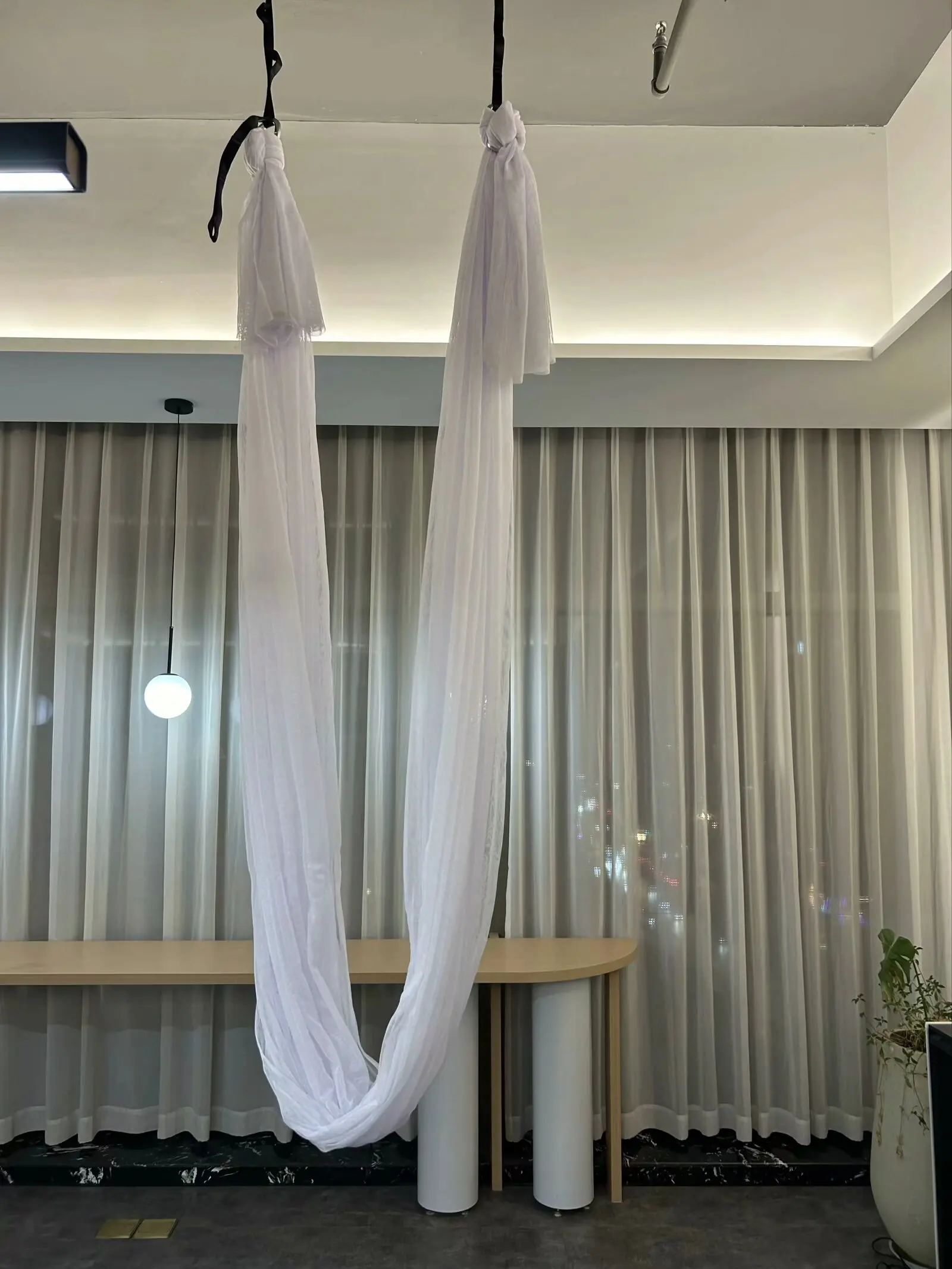 5m-6m-aerial-yoga-hammock-transparent-fabric-low-elastic-high-quality ...