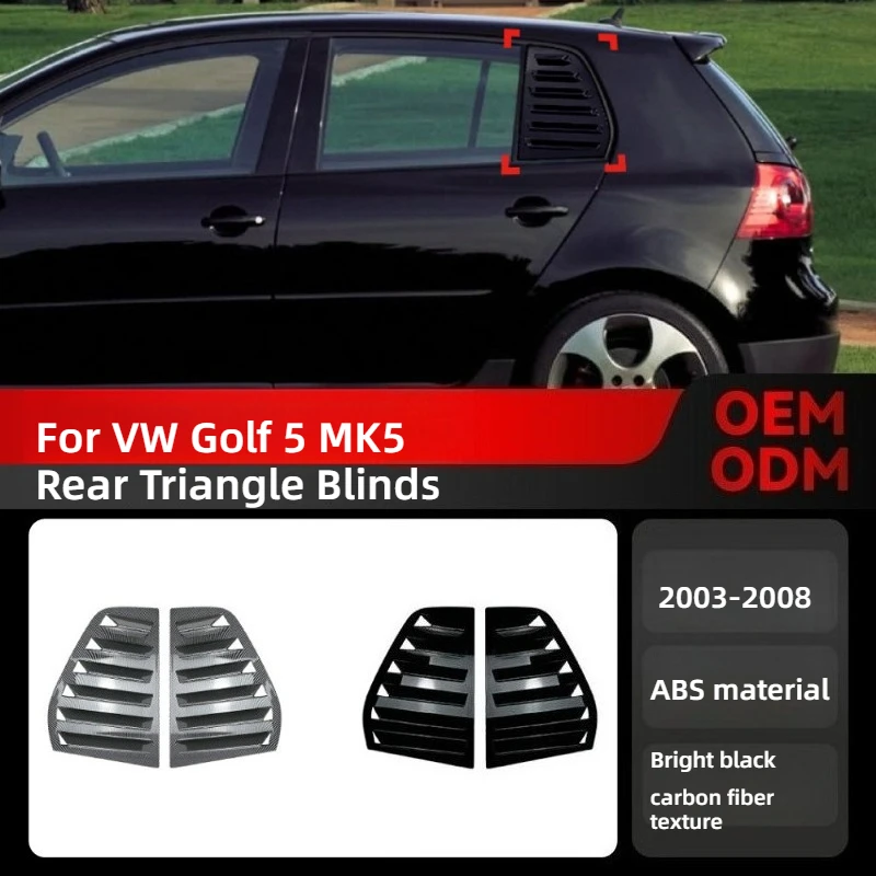 For VW Golf 5 MK5 5 Doors Hatchback 2003-2008 Car Rear Triangle Blinds ...