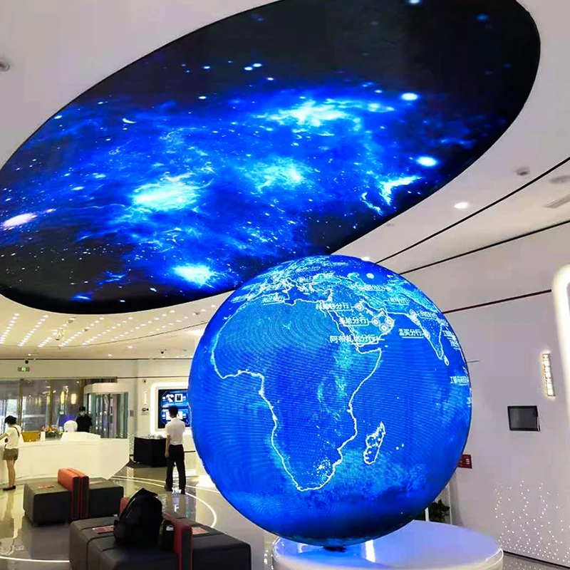 Flexible-Round-Shape-LED-Ball-Display-P2-5-1M-Diameter-Circle-LED ...