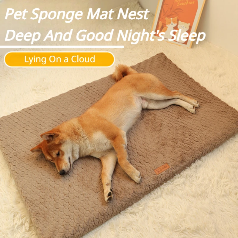 Flannel-Pet-Mat-Dog-Bed-Cat-Bed-Thicken-Sleeping-Mat-Dog-Blanket-Mat ...
