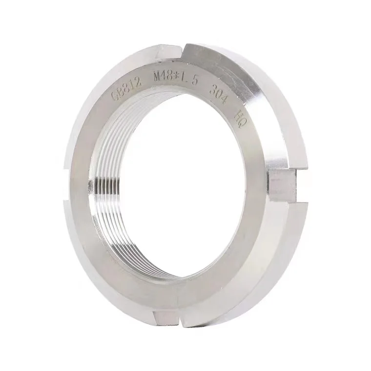 Tuerca-redonda-de-acero-inoxidable-GB812-304-1-piezas-tuerca-de-cuatro ...