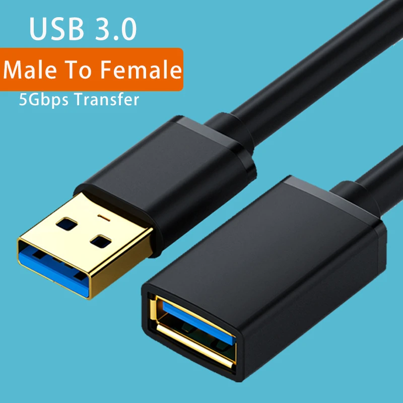 USB3.0 Fast Extension Cable For Smart TV PS4 Xbox One SSD USB to USB ...