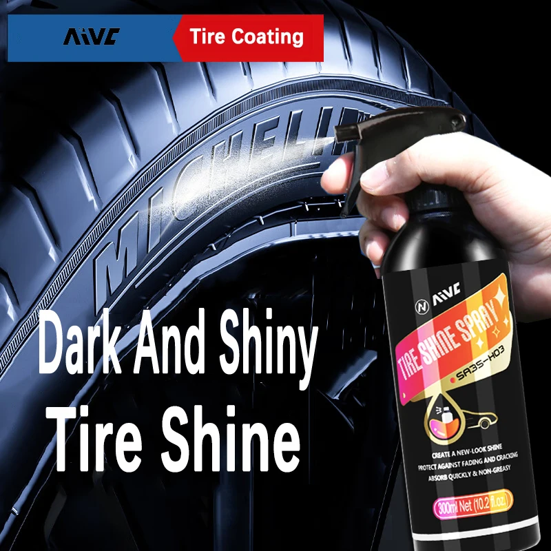 AIVC-Tire-Shine-Car-Tyre-Polish-Tyre-Gloss-Coating-Spray-Rubber-Auto ...