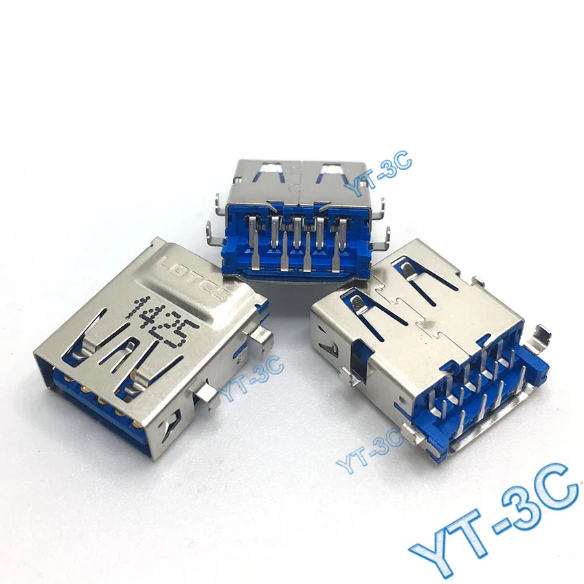 1-10PCS-NEW-Laptop-USB-Jack-Socket-Port-Connector-For-Computer-Female ...