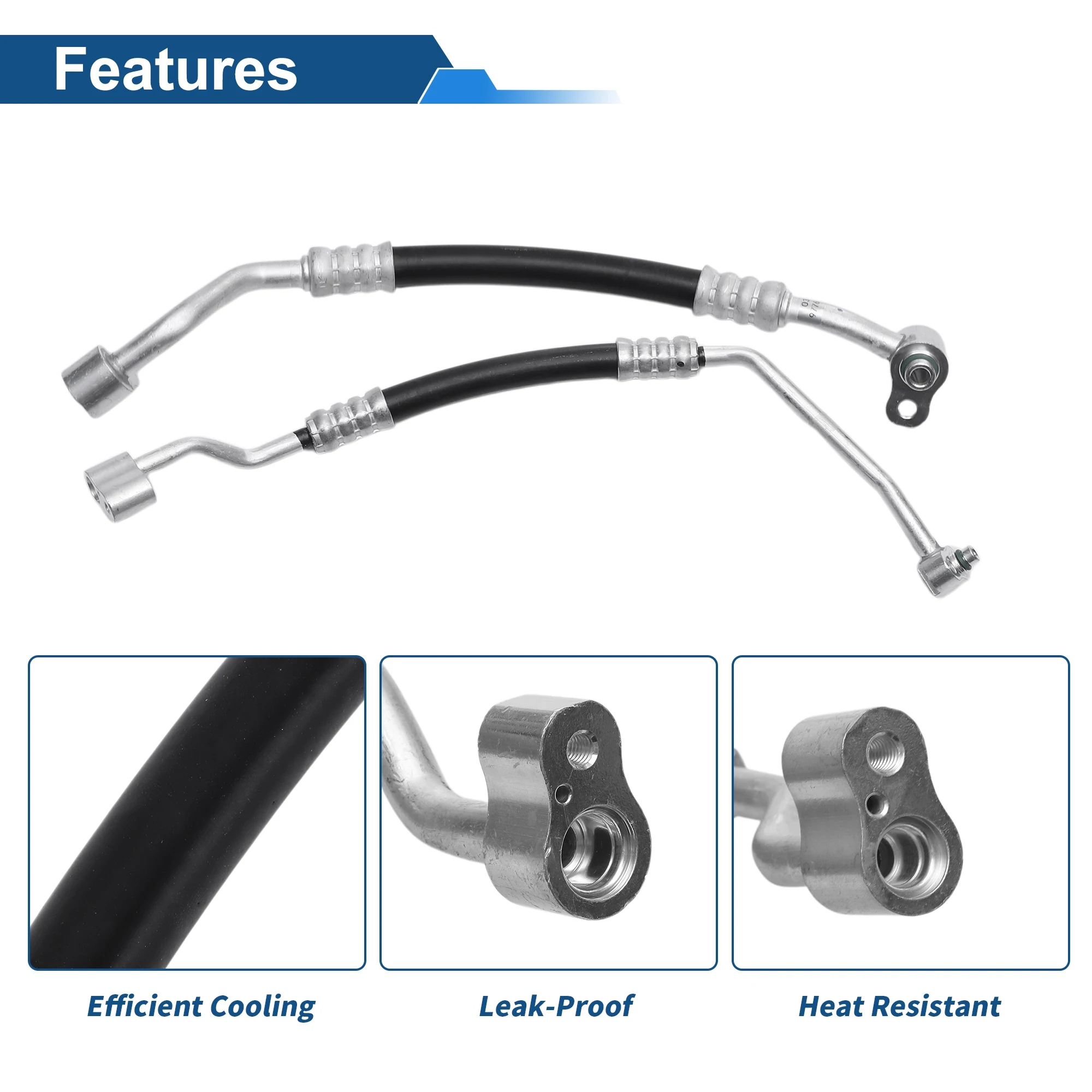UXCELL A/C Refrigerant Liquid Hose for Hyundai Santa Fe 2013-2018 ...